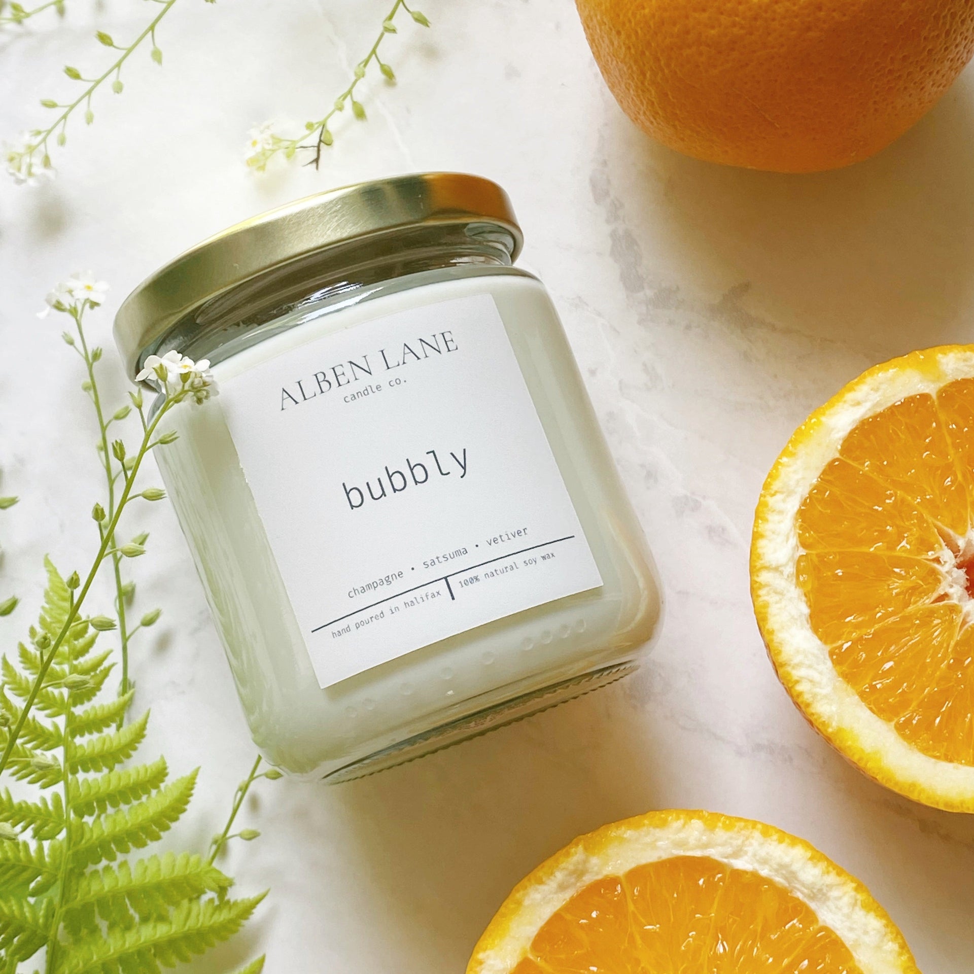 bubbly – Alben Lane Candle Co.